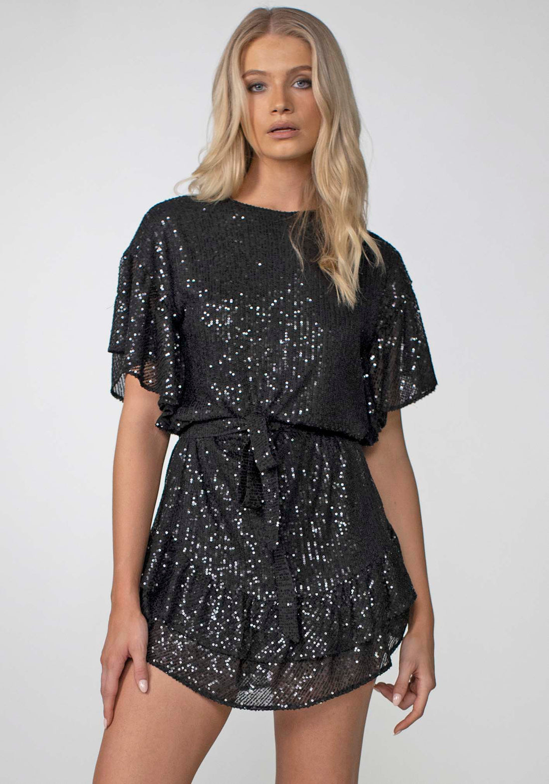 Hereafter Sequin Dress | Black Sequin Dress | Sequin Dress – THREE OF ...